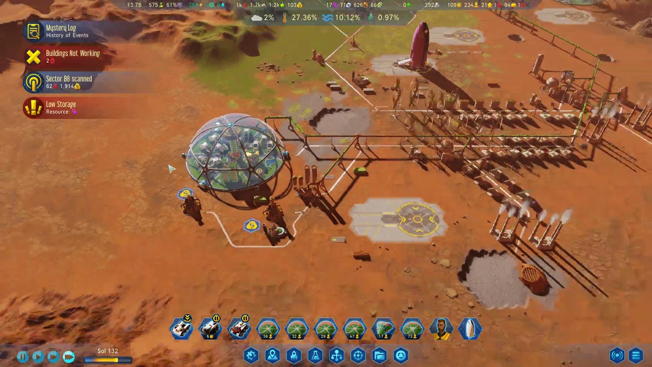 Let's Play Surviving Mars Green Planet #11: Space Elevator!!! - YouTube