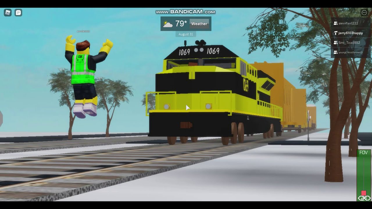 Railfanning at Roblox Studio 16 - YouTube