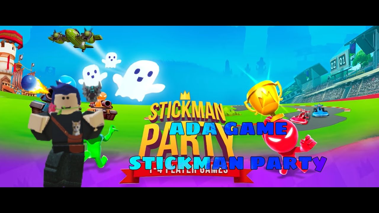 main game stickman party - YouTube