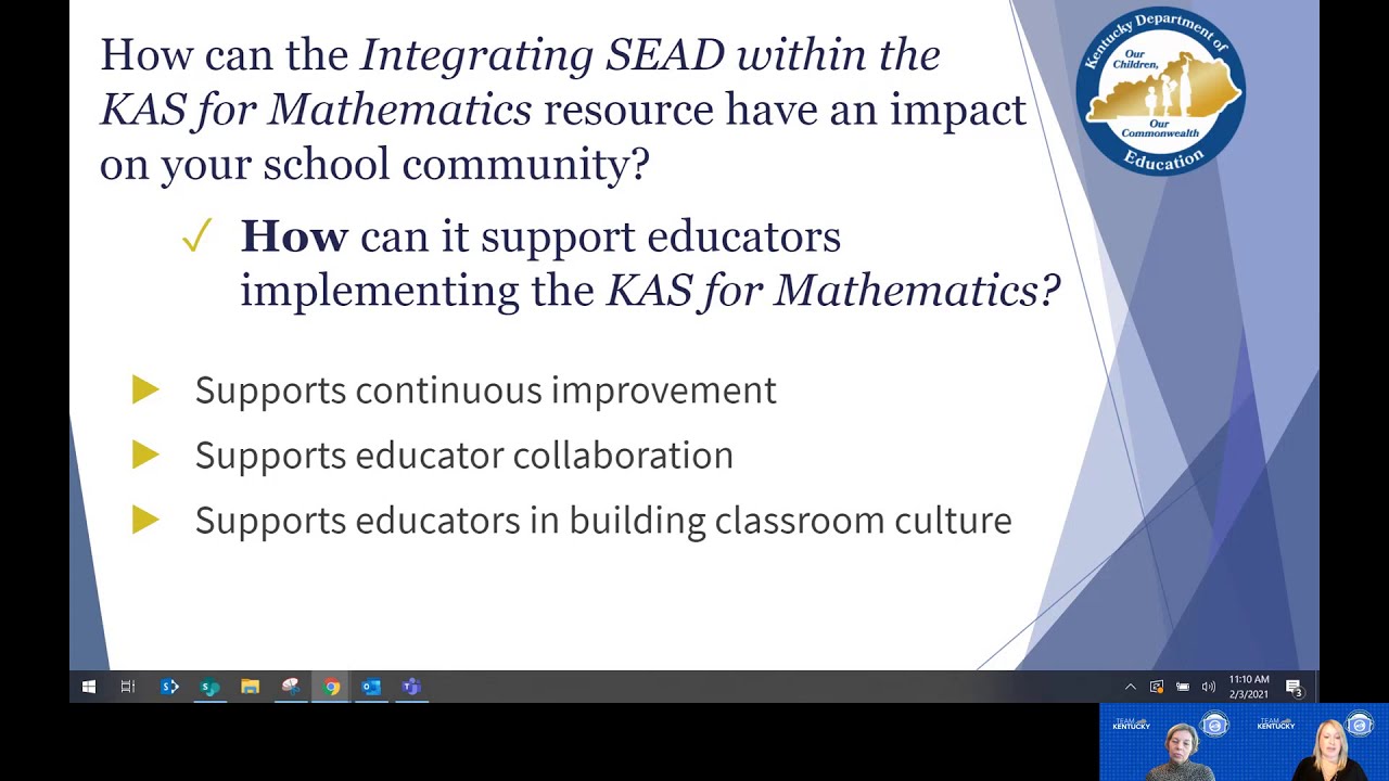 KDE - Integrating SEAD within the KAS for Mathematics - YouTube