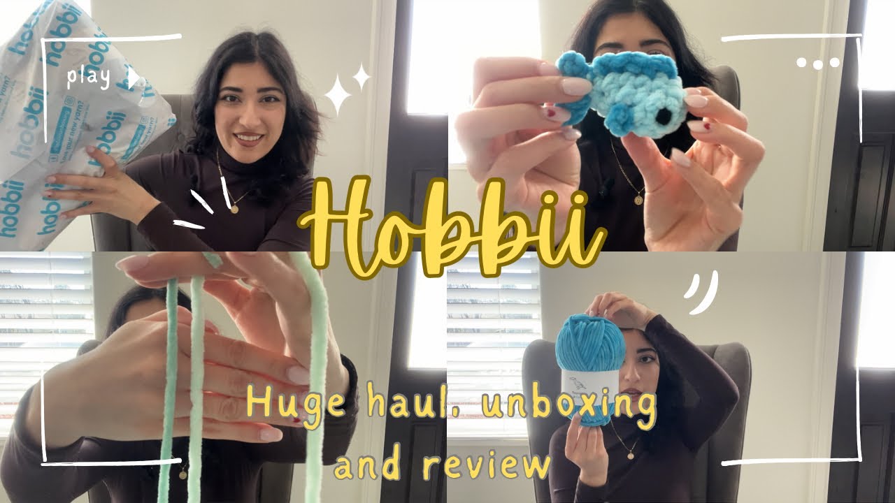 Huge Hobbii Yarn Haul with Toucan Review and first impressions! Crochet ...