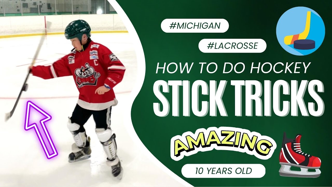 Amazing Hockey Stick Tricks - 10yo Zac Bell or Pavel Barber? - YouTube