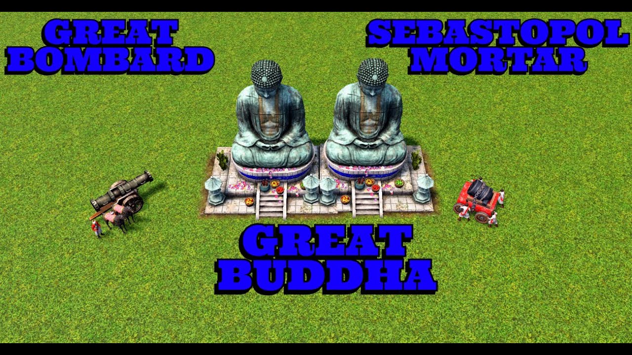 Age of Empires III Definitive Edition Great bombard vs Sebastopol ...