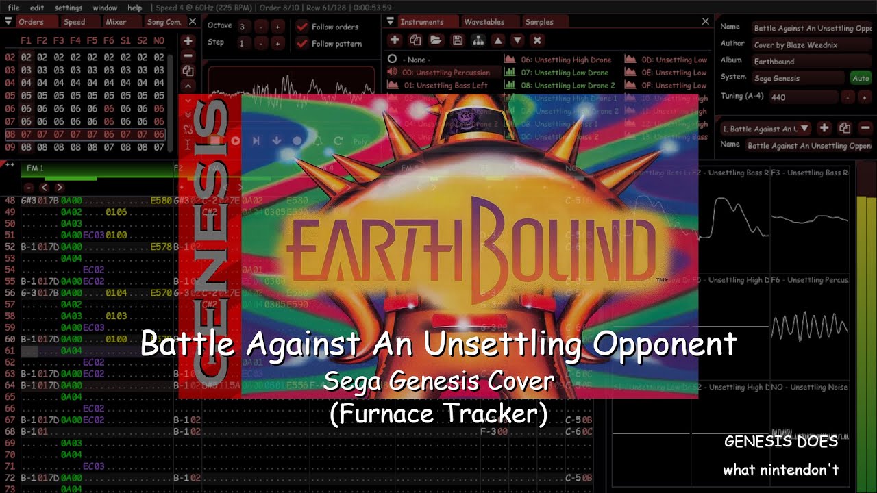 Earthbound - Battle Against An Unsettling Opponent (Sega Genesis Cover ...