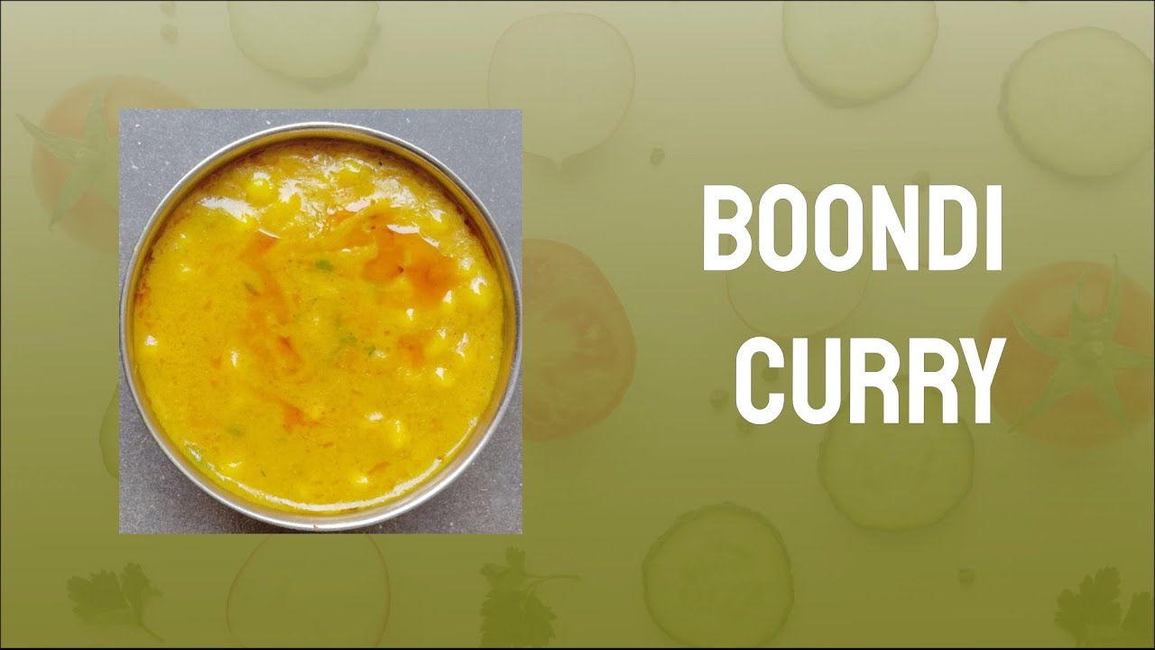 boondi Curry Recipe With Tomato / in Punjabi- MadebyTwosistervlog - YouTube