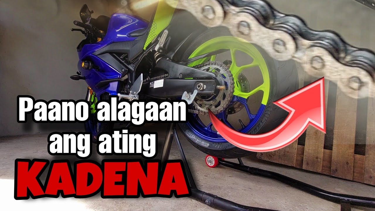 Kalawang sa kadena ng motor ito ang sagot / Yamaha r3 - YouTube