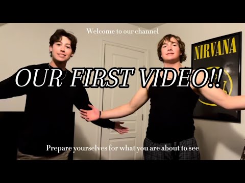 OUR FIRST VIDEO! - YouTube