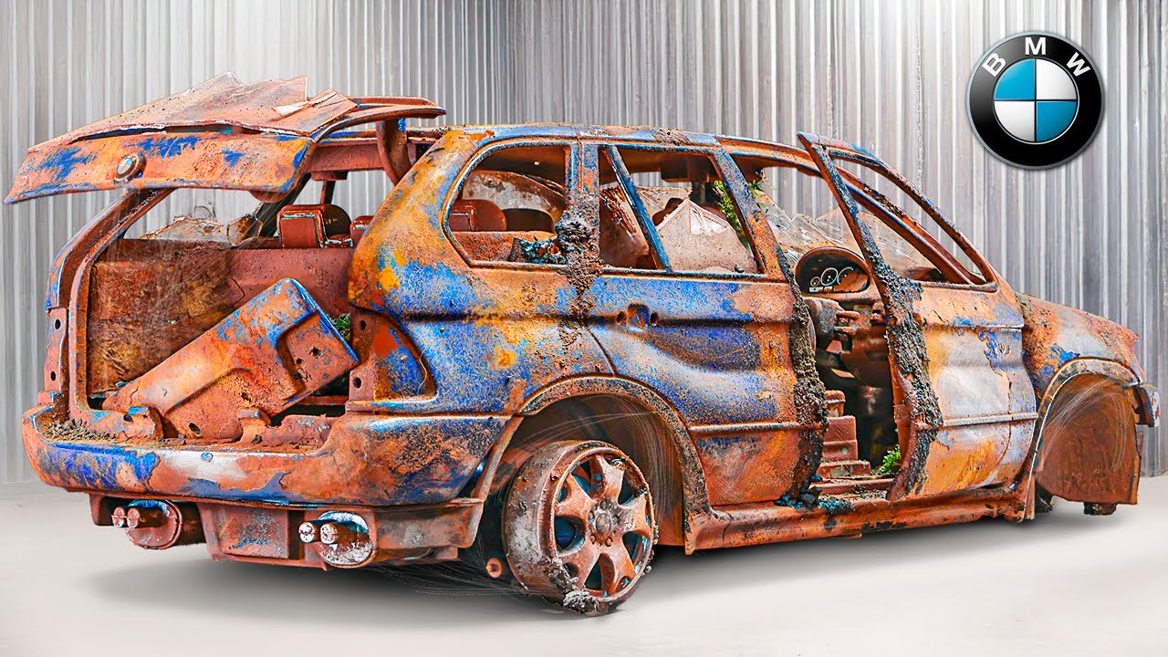 Restoration Abandoned BMW x5 | Rusty Model Car Customization - YouTube