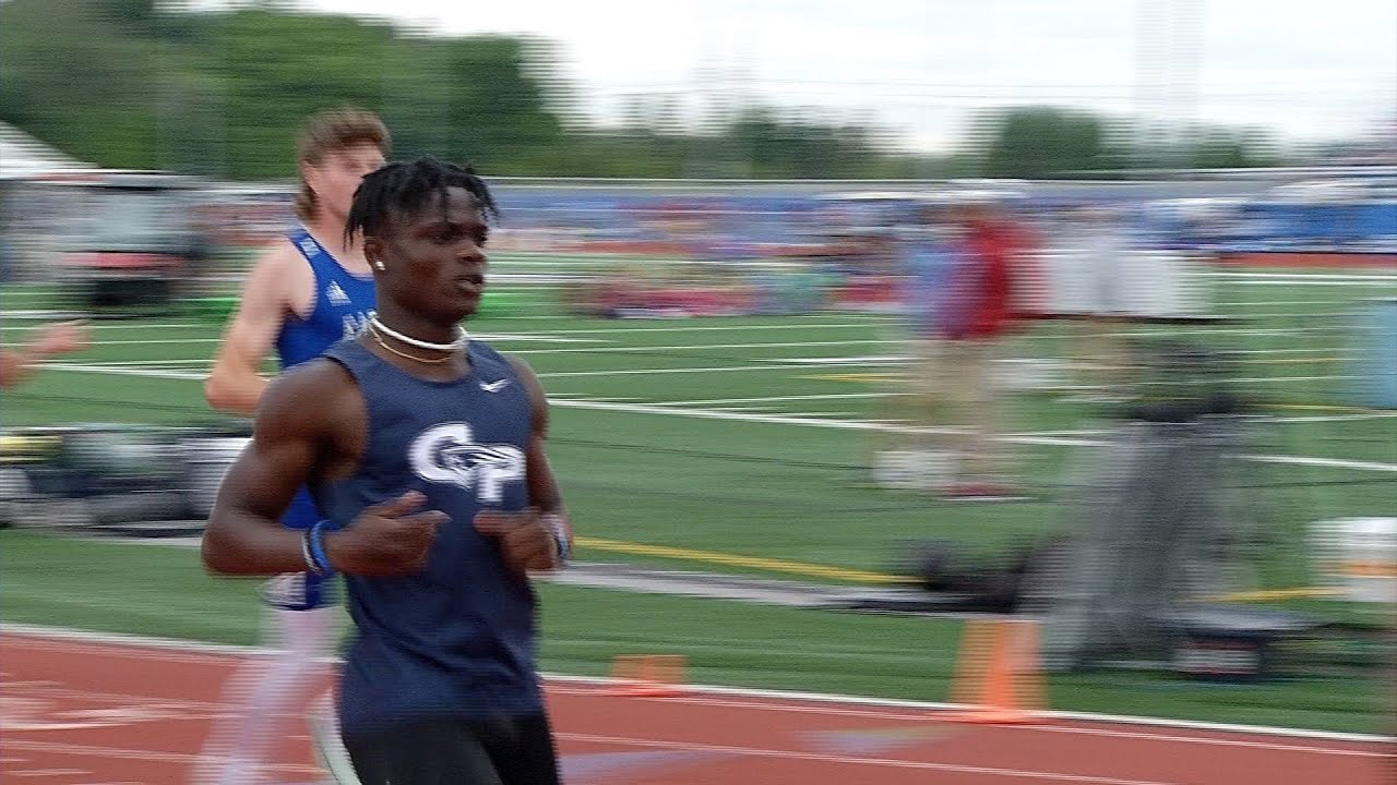 Champlin Park Boys Track & Field - Richlu Tudee's 200 Meter Win - YouTube