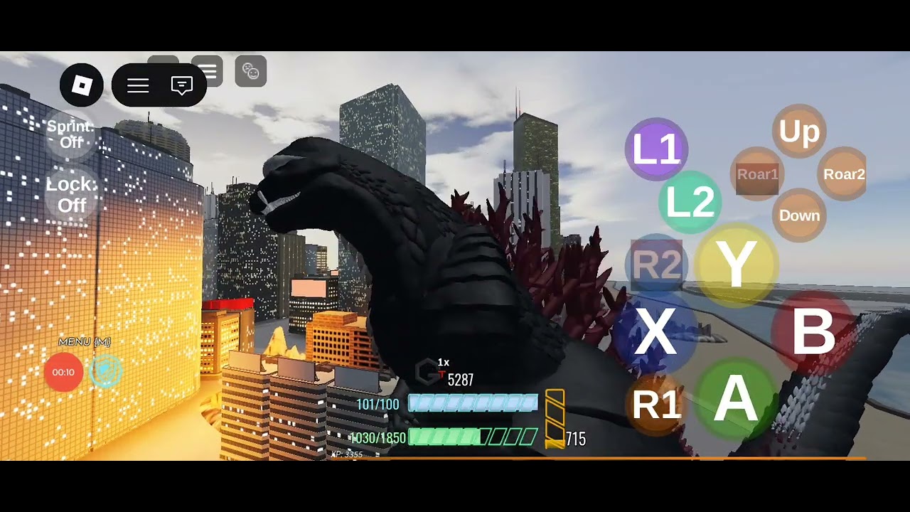 Godzilla ultima atomic breath but in kaiju Arisen - YouTube