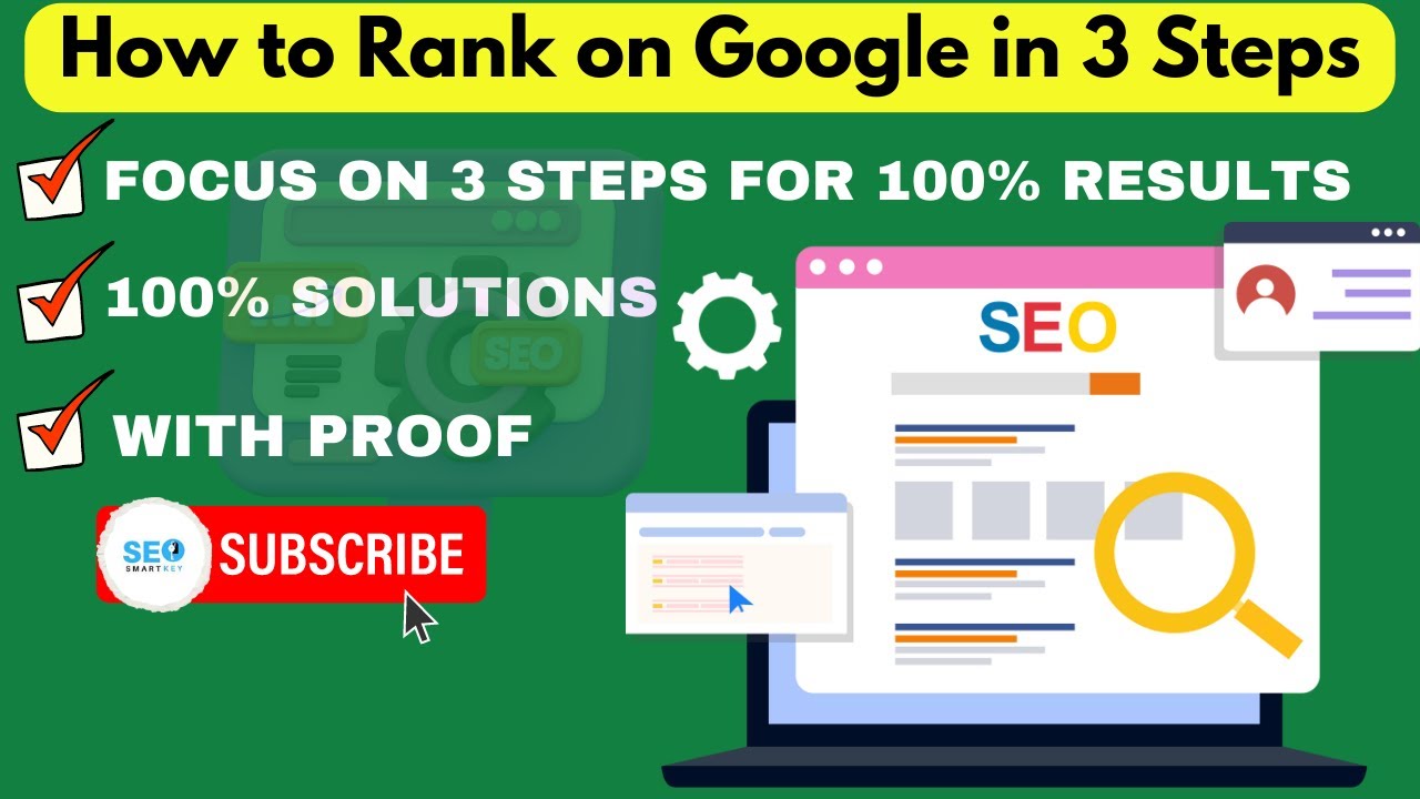How to Rank Website on Google First Page in 3 Steps | Rank on Google ...