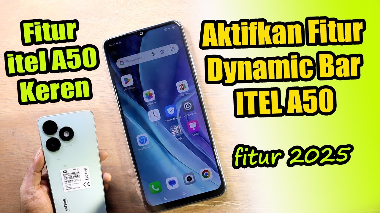 Fitur Keren ITEL A50 !! Cara aktifkan Fiture Dynamic Bar Itel A50 ...