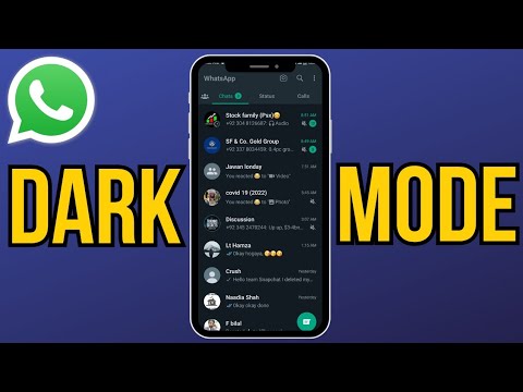 [2023] How to Enable Dark Mode on WhatsApp | WhatsApp Dark Theme - YouTube