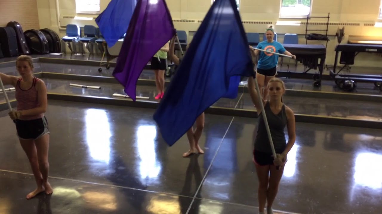 Color Guard - Closer Warmup - YouTube