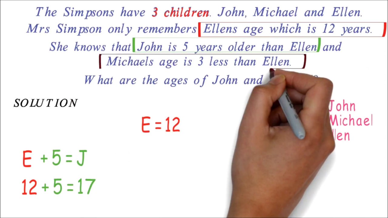 Solved Algebra Word Problem Help 9to5Science Solved Algebra Word Problem Help 9to5Science