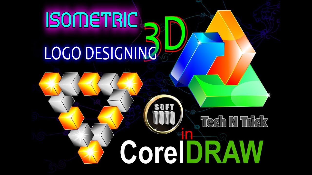 Isometric 3D logo designing class17 - YouTube
