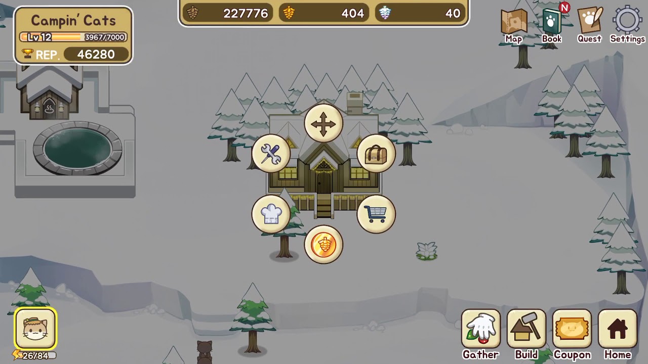 Cat Forest: Healing Camp Snow Mountain Gameplay - YouTube