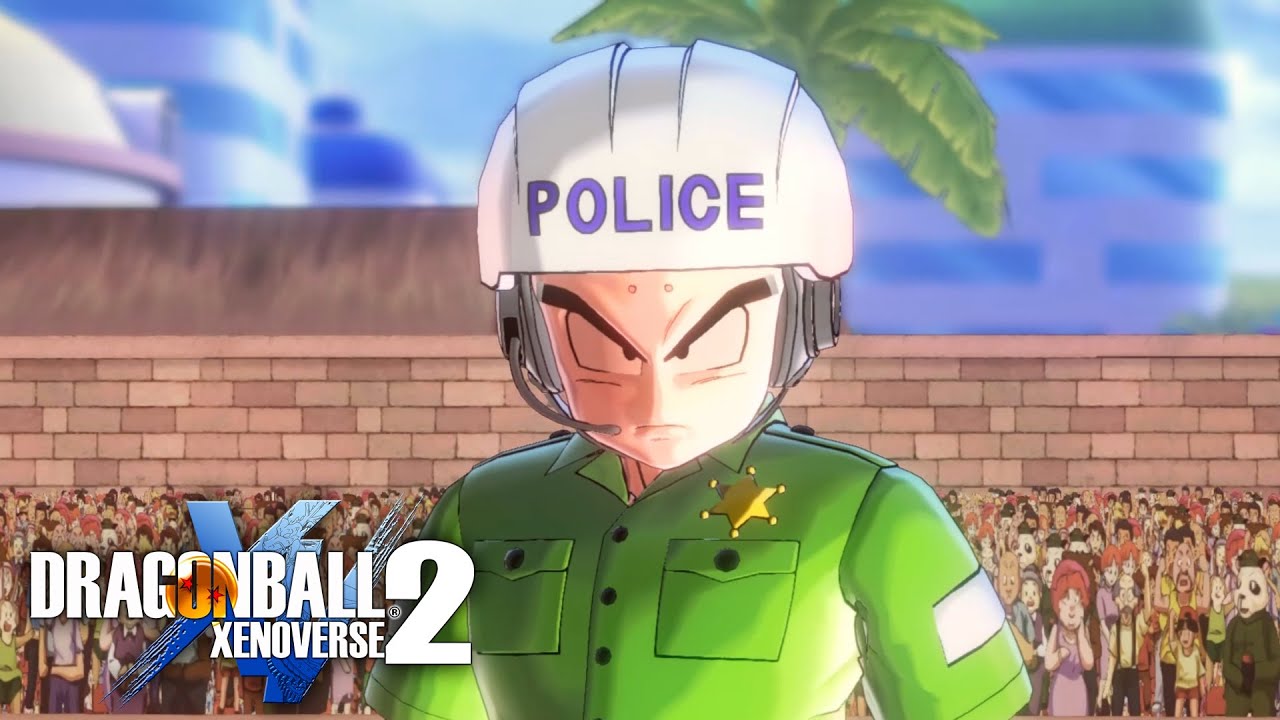 Krillin Police Officer Showcase - Dragon Ball Xenoverse 2 MOD - YouTube