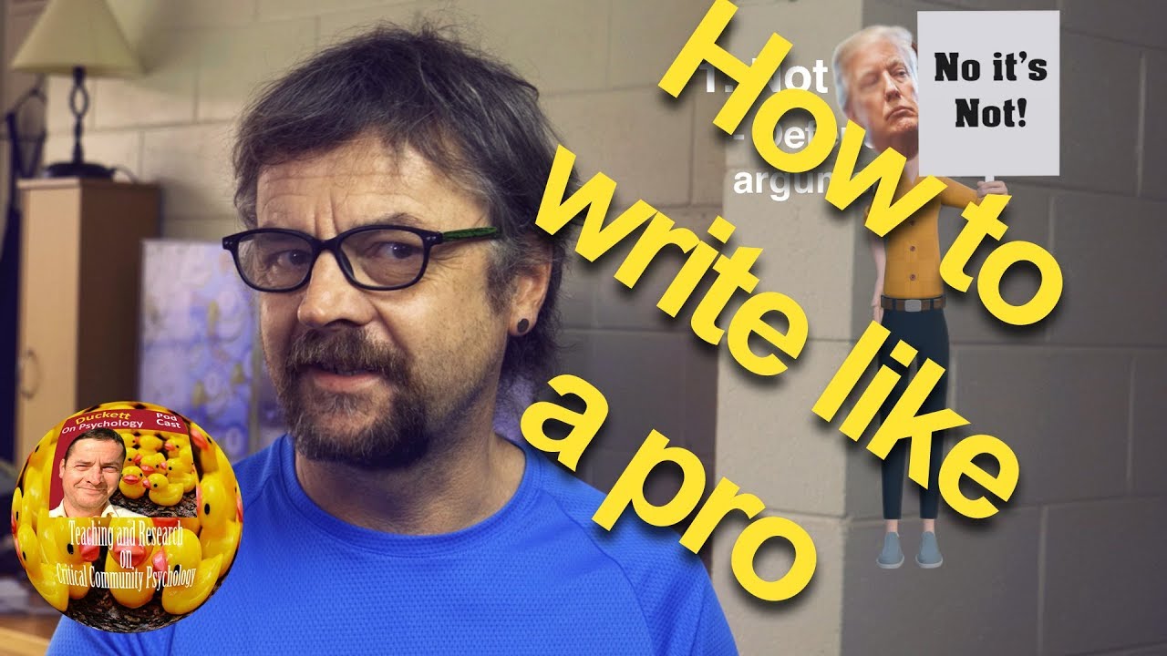 How to write like a pro - YouTube