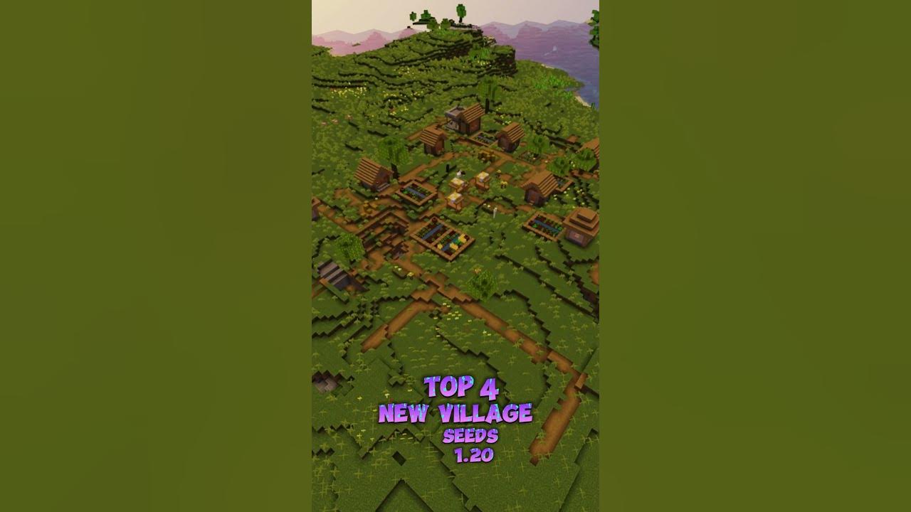 TOP 4 BEST VILLAGE SEEDS MINECRAFT 1.20 - YouTube