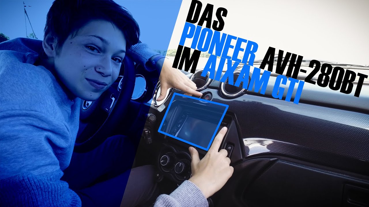 PIONEER AVH-280BT - Die AIXAM GTI Multimedia-Station - YouTube