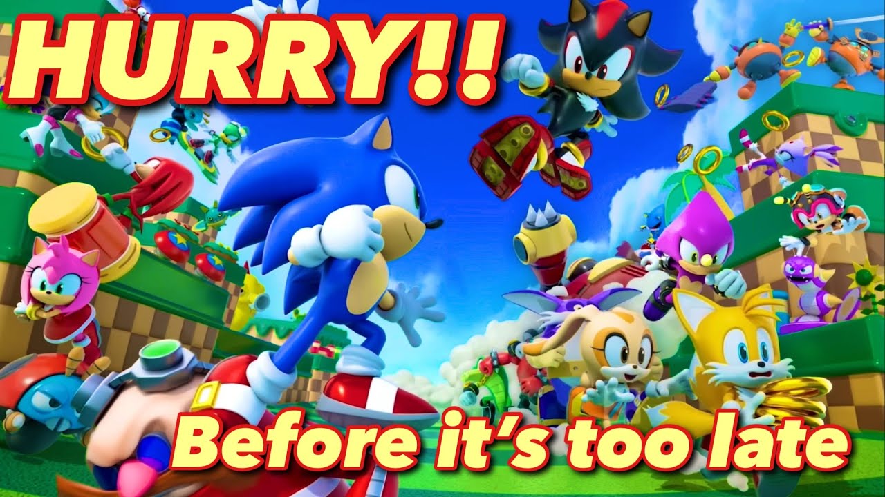 HURRY before it’s too late!! Sonic Rumble news - YouTube