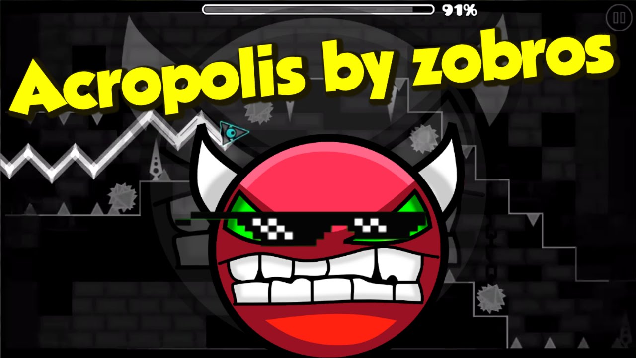 Geometry Dash | Acropolis by Zobros (VERY HARD DEMON) - YouTube