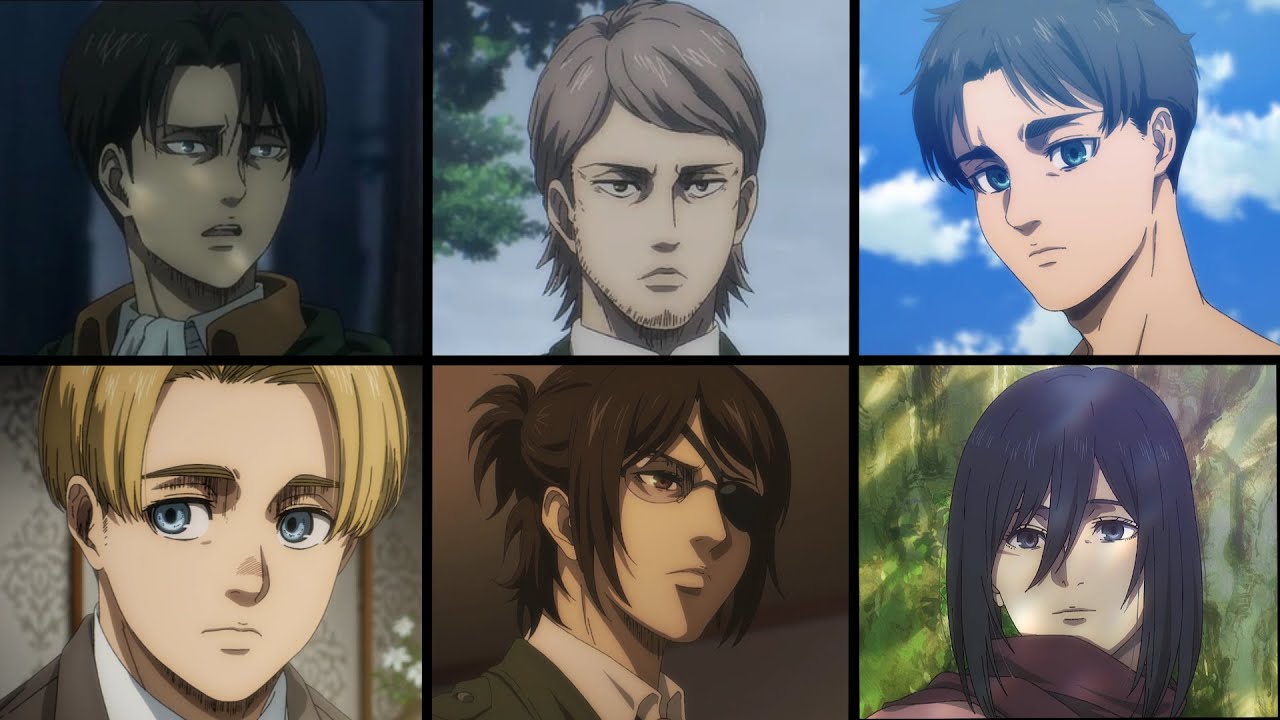 Top 30 Most Popular Attack On Titan Characters - YouTube