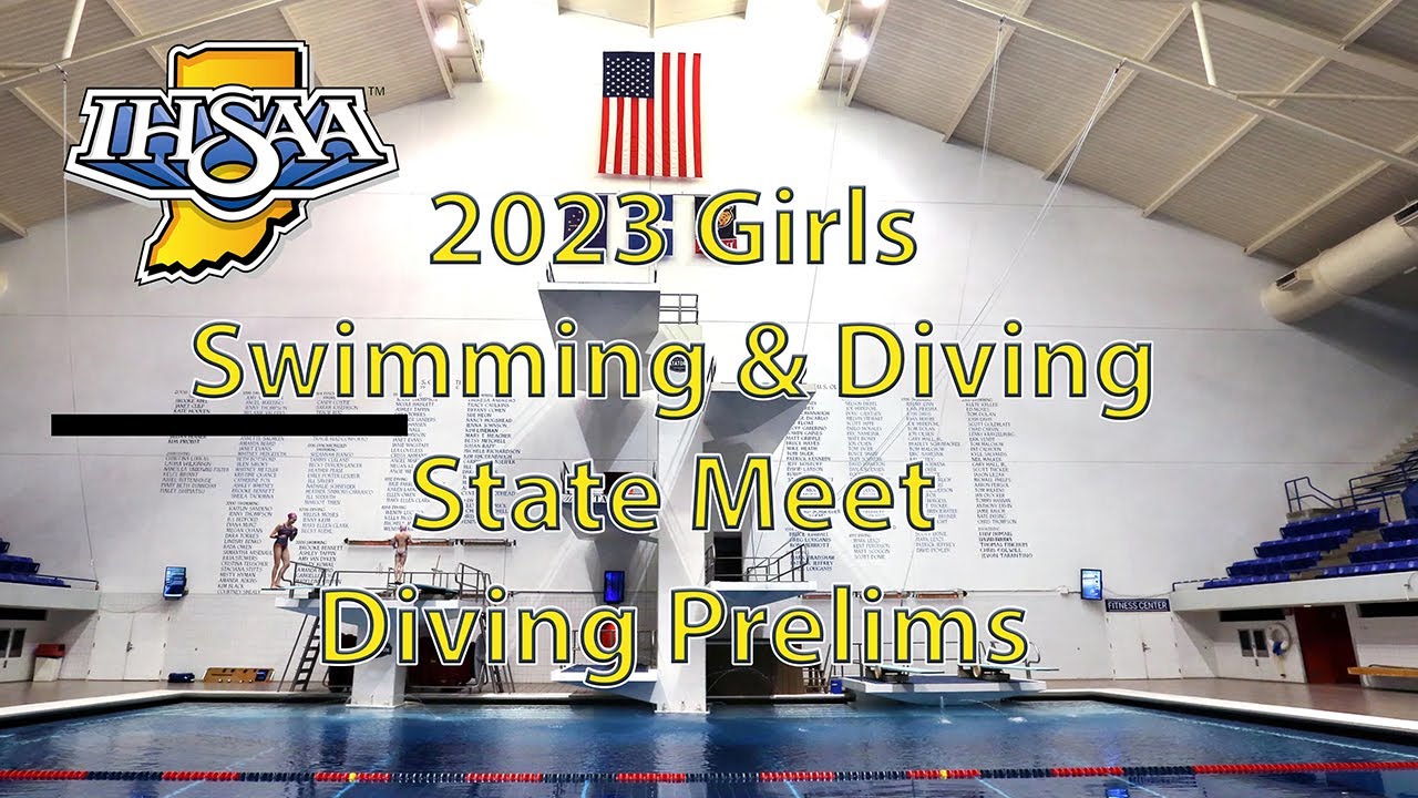 2023 IHSAA Girls State Diving Round 2 - YouTube