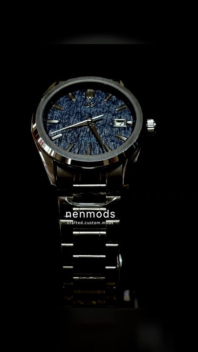 Seiko GS Mod Birch Blue 40mm Nh35 - YouTube