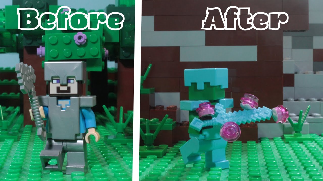 I Learned How To Pvp In Lego Minecraft - YouTube