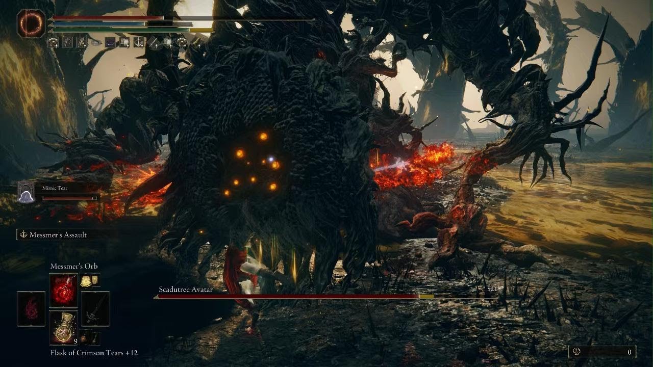 Scadutree Avatar Boss - Elden Ring Shadow of the Erdtree Scadutree ...