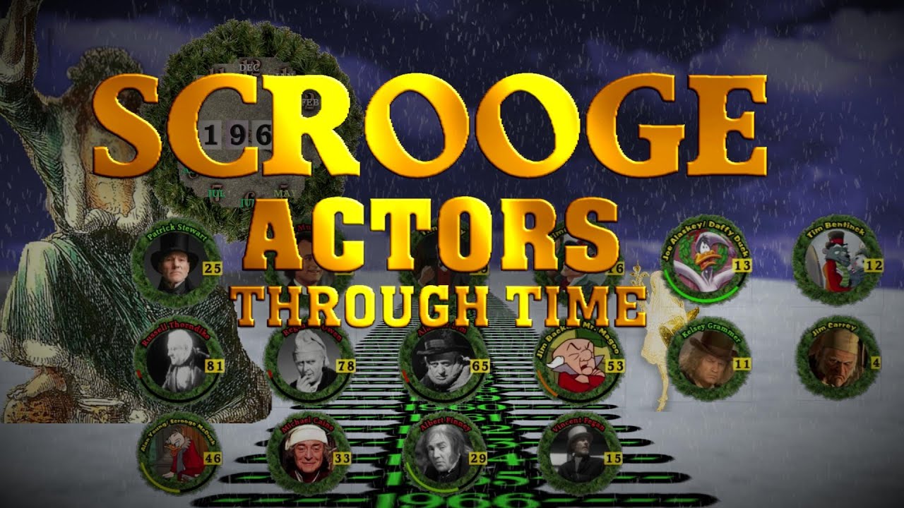 SCROOGE Actors Through Time (A Christmas Carol) - YouTube