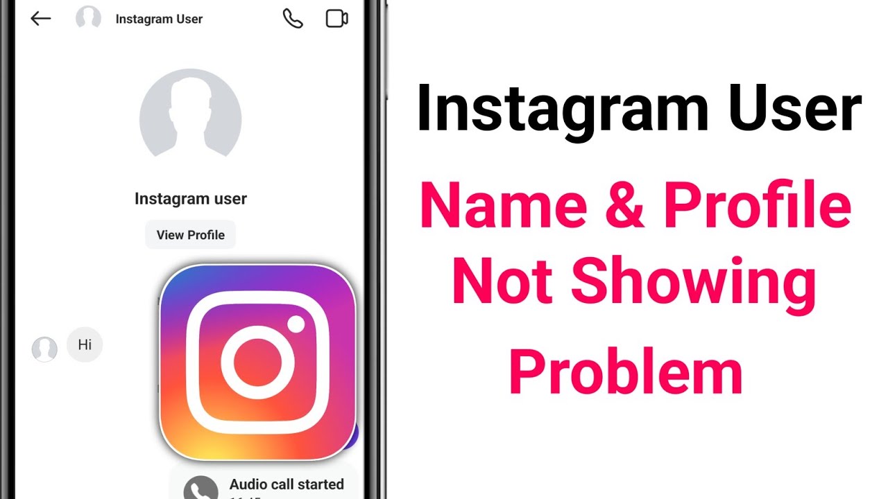 Instagram User Problem Name & Profile Not Showing problem 2025 - YouTube