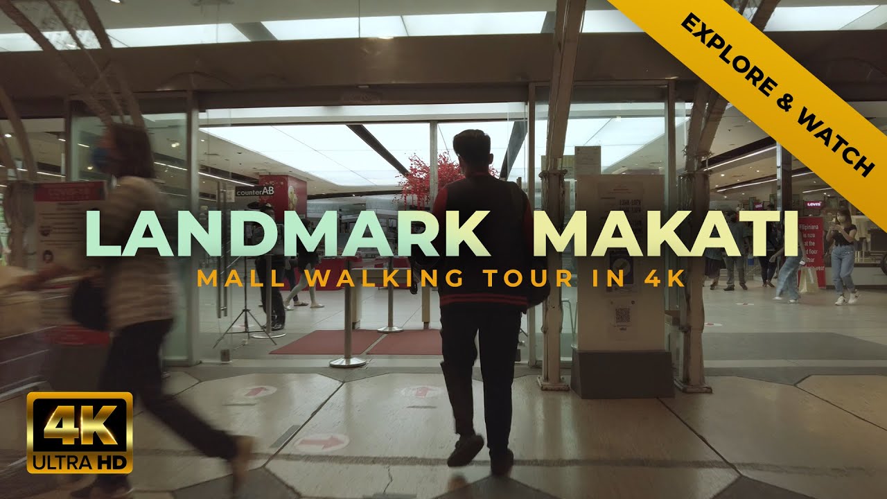 The Landmark Makati walking tour 4K | Mall walk in the Philippines ...