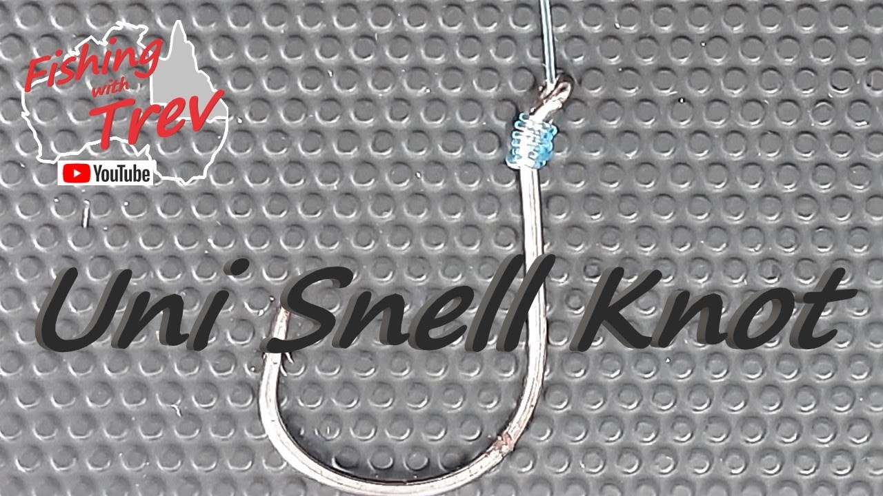 How to tie a Uni Snell Knot - YouTube