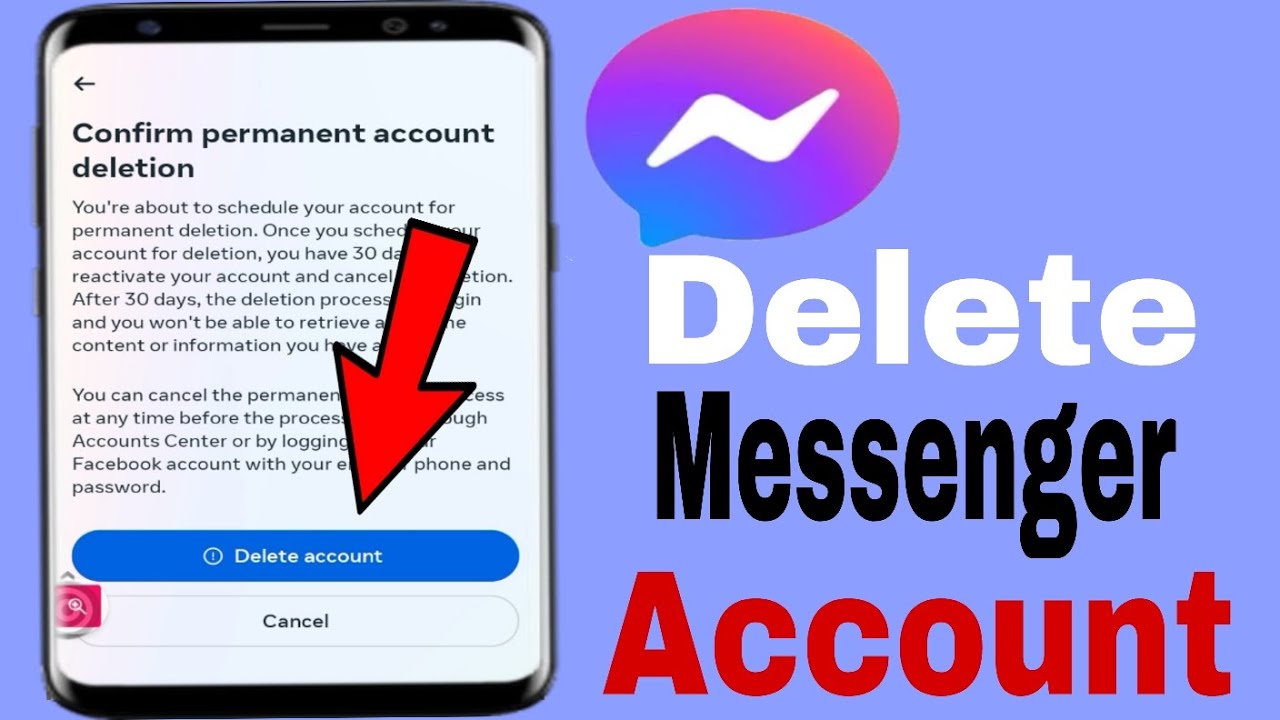 How to Delete Messenger Account - 2024,How To DELETE Messenger Account ...