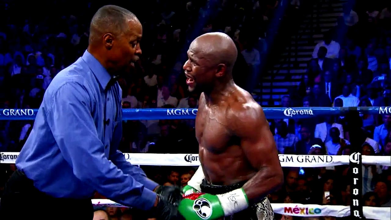 WATCH Floyd Mayweather SCREAMING OF PAIN AFTER HIS HAND GETS BITTEN ...