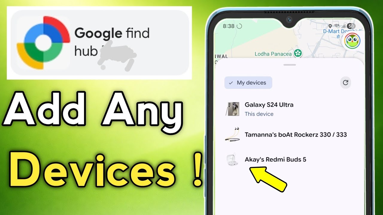 How To Add Device In Google Find Hub | How To Add Earbuds To Find Hub ...