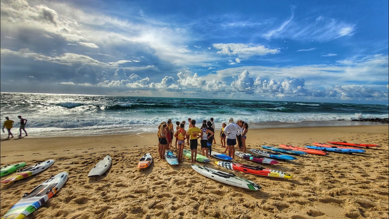 Surf Lifesaving Session - Les Estagnots - YouTube