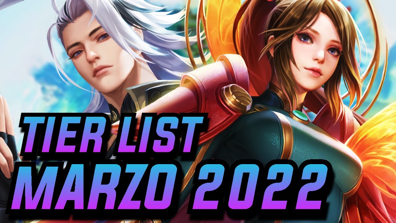 TIER LIST MARZO 2022 ¡LOS MEJORES HÉROES DE AOV! | ARENA OF VALOR | ROV ...