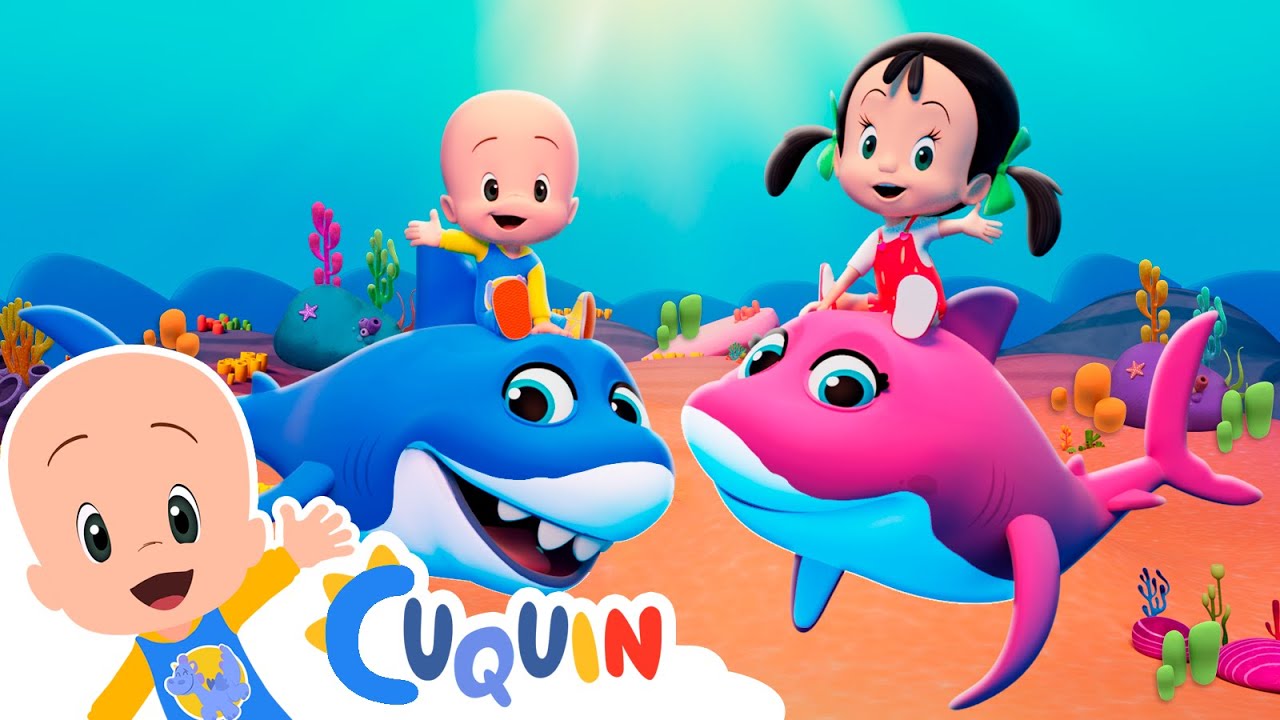 Baby Shark (New version) | The Frog Song 🐸 | Cleo & Cuquin | Kids ...