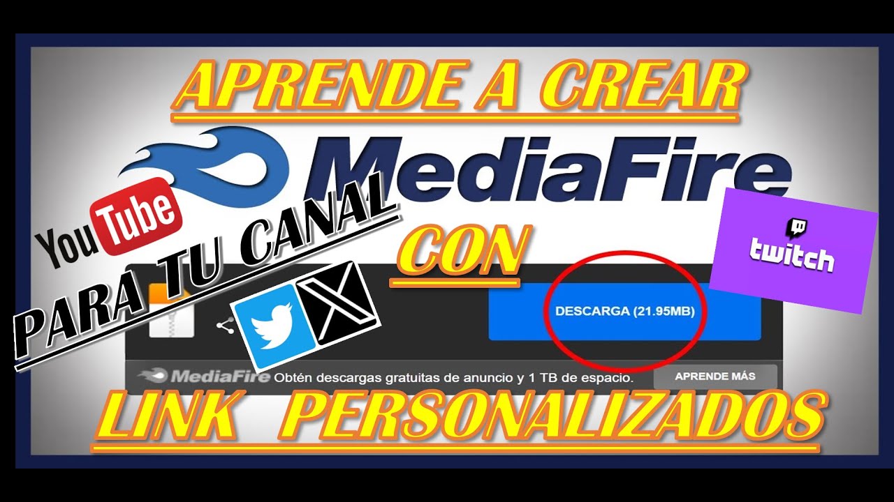 Como crear tu propio link con MediaFire y personalizarlo # ...