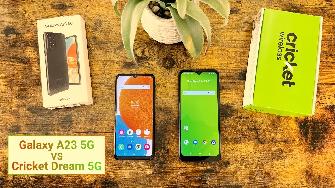 Samsung Galaxy A23 5G vs Cricket Dream 5G - YouTube