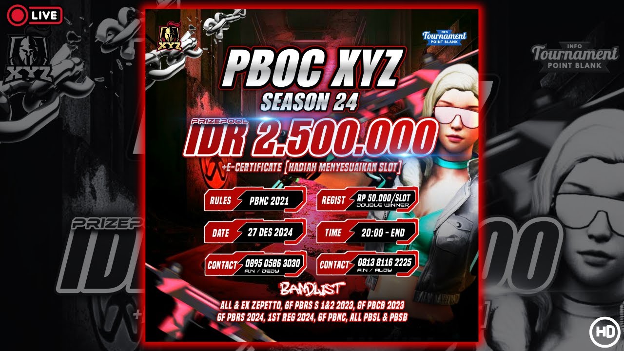 SHUFFLE BRACKET PBOC XYZ SEASON 24 - YouTube