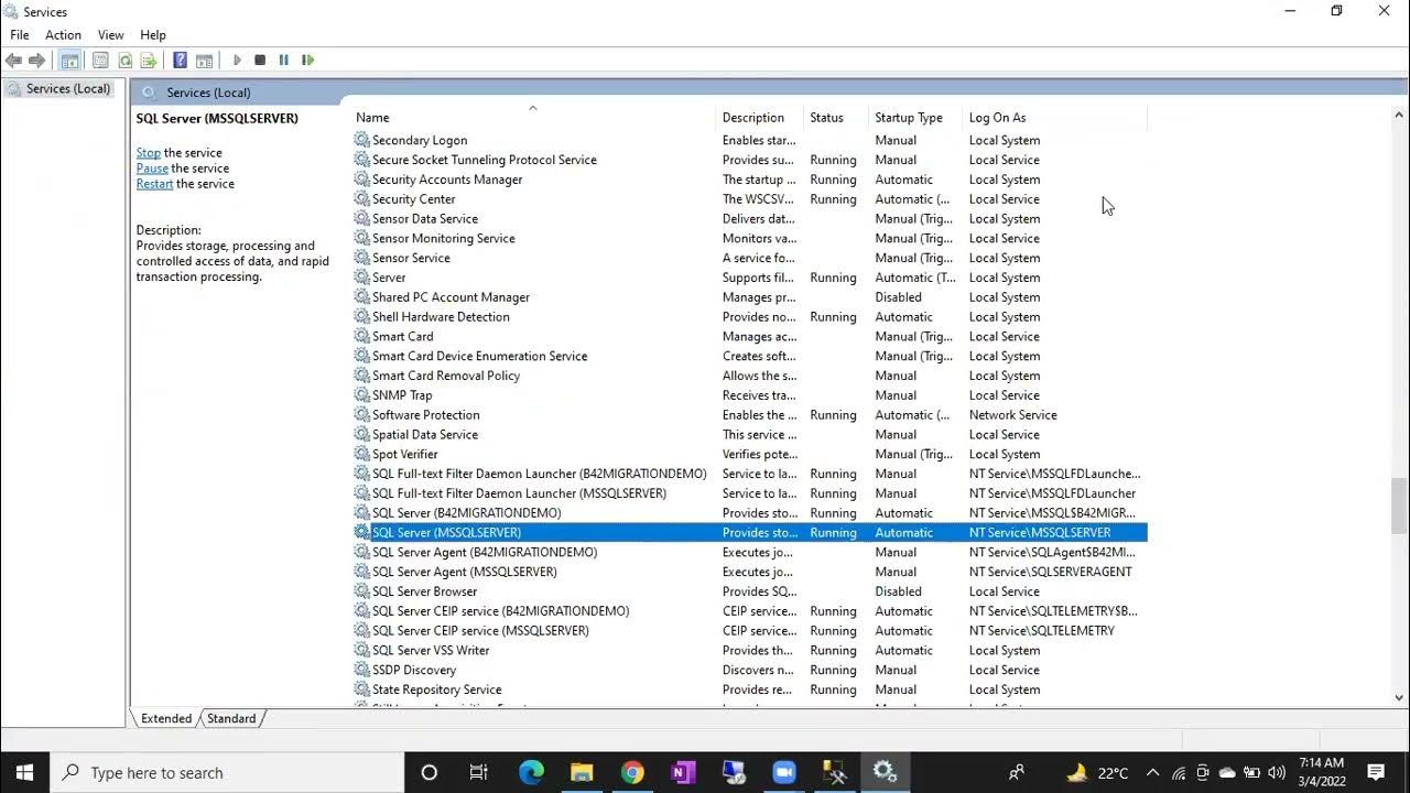 Active Directory SQL SERVER part 1 - YouTube