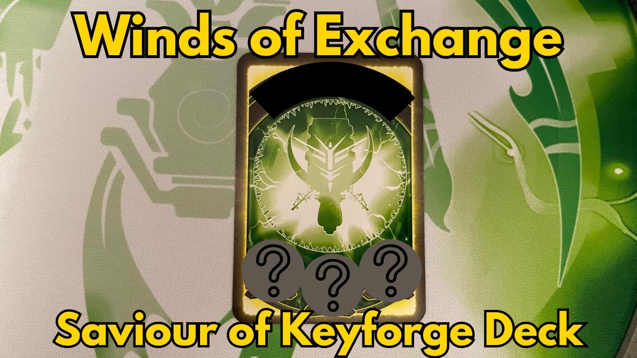 Opening our Second Saviour of Keyforge Deck | Winds of Exchange Deck Opening | Keyforge - YouTube