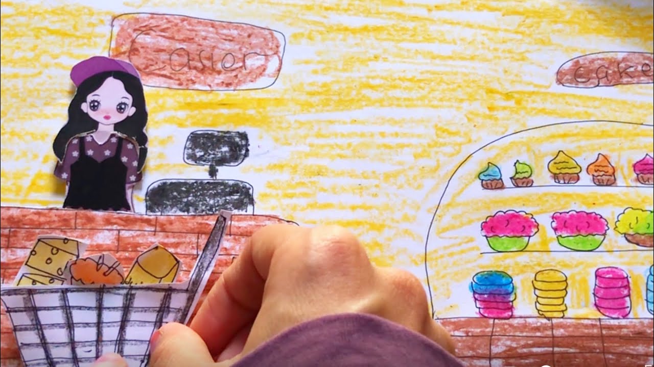 DIY PAPER DOLL SUPERMARKET / HOW MAKE SUPERMARKET - YouTube