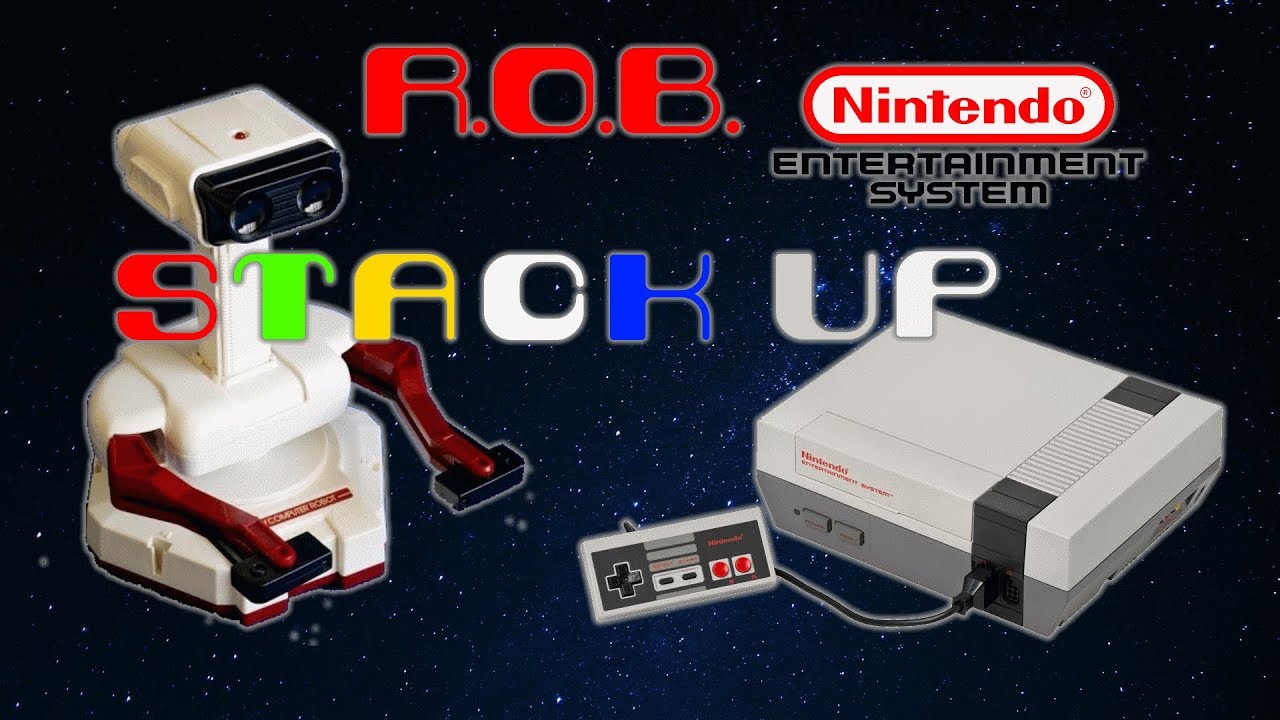Stackup Gameplay Original Hardware R.O.B NES 1985 - YouTube