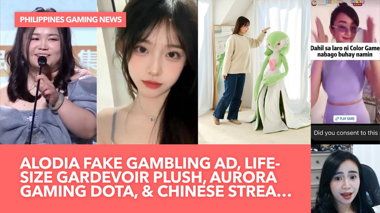 Alodia Fake Gambling Ad, Life-Sized Gardevoir Plush, Aurora Gaming Dota ...